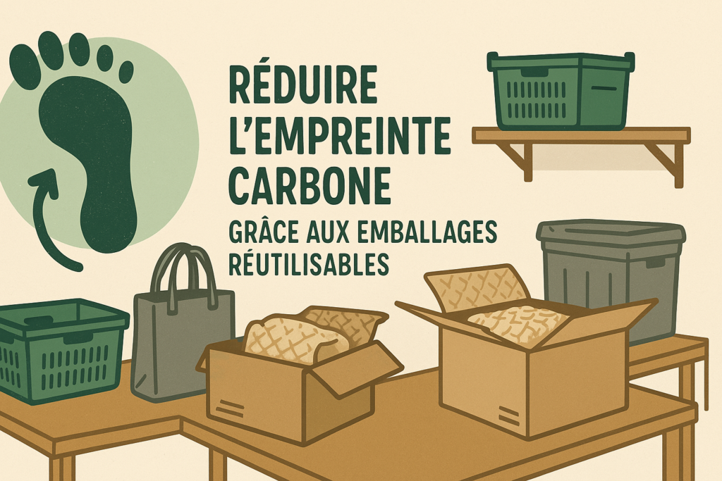 Réduire l'empreinte carbone grâce aux emballages réutilisables ...